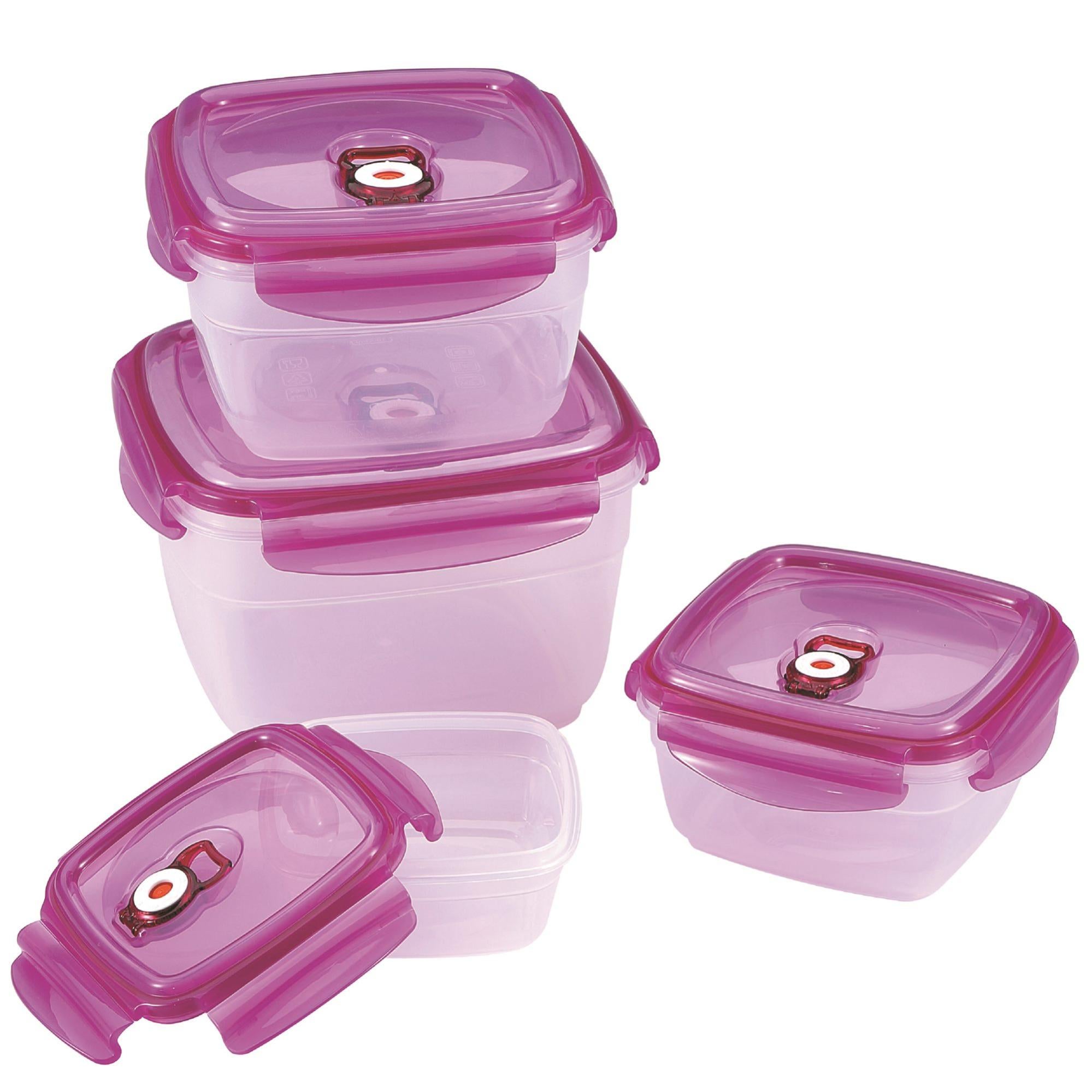 RENBERG - SET 4P LUNCH BOXES PLASTIC MATERIAL | Leroy Merlin