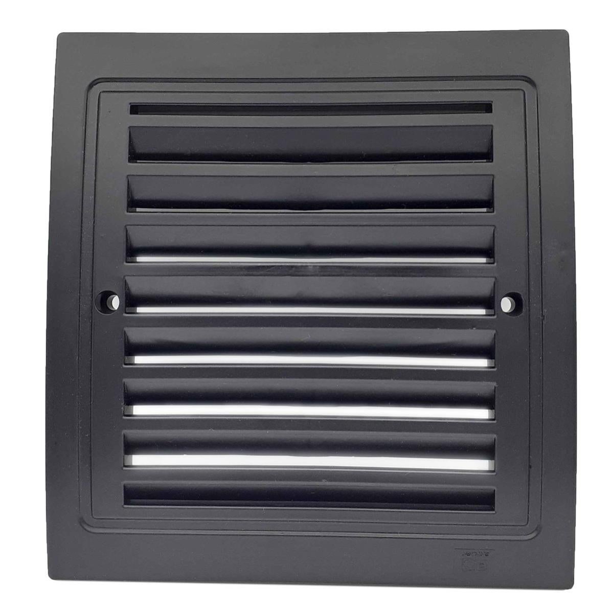 Lot de 3_Grille de ventilation plastique 140x140 mm Noir | Leroy Merlin