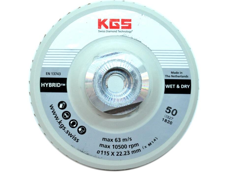 KGS Diamond - Dischi lamellari diamantati Hybrid D.115 M-14 Gr.50 ...