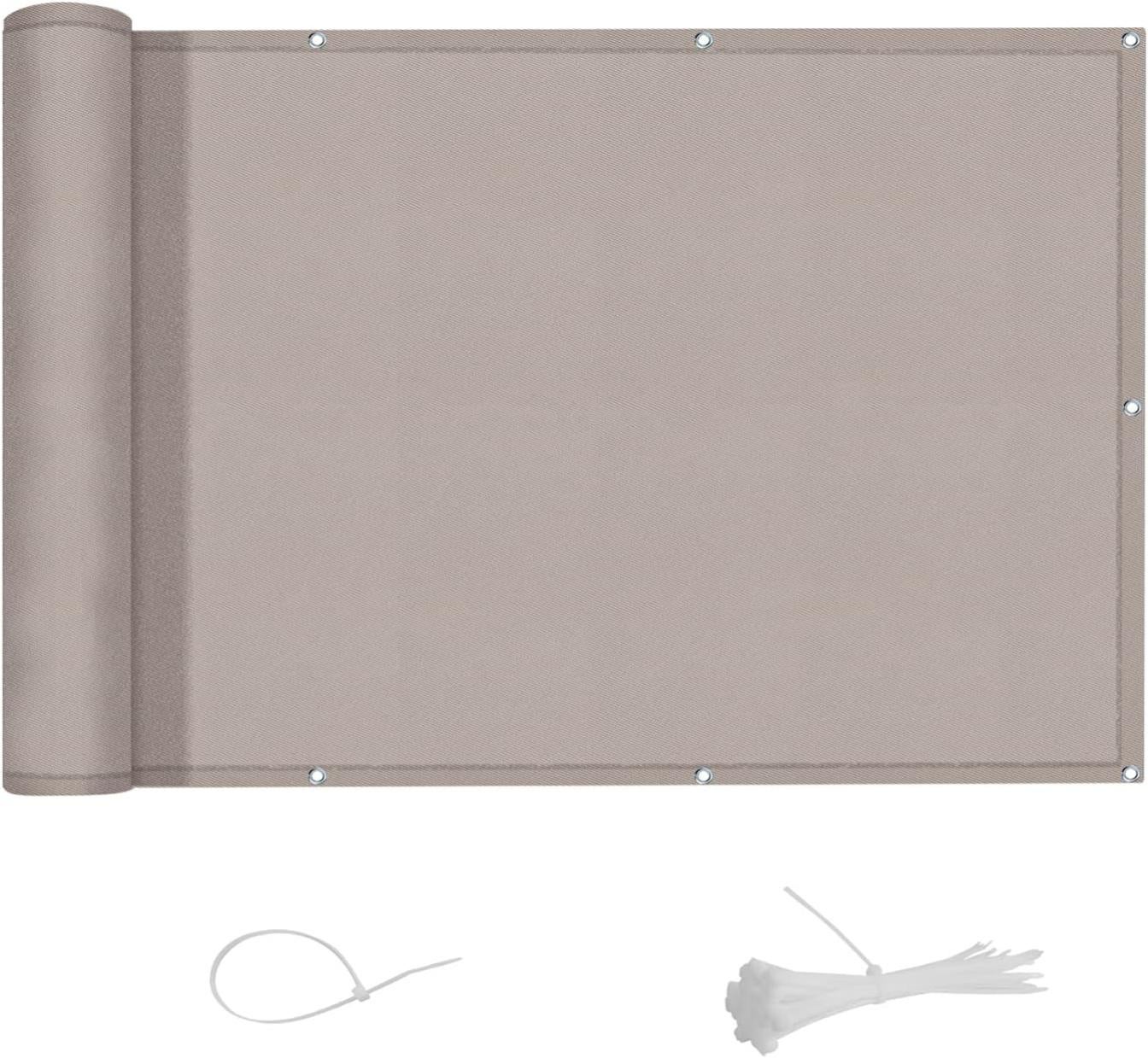 AXT SHADE brise vue balcon 90x300cm in 170g/㎡ polyester,Sécurisation ...