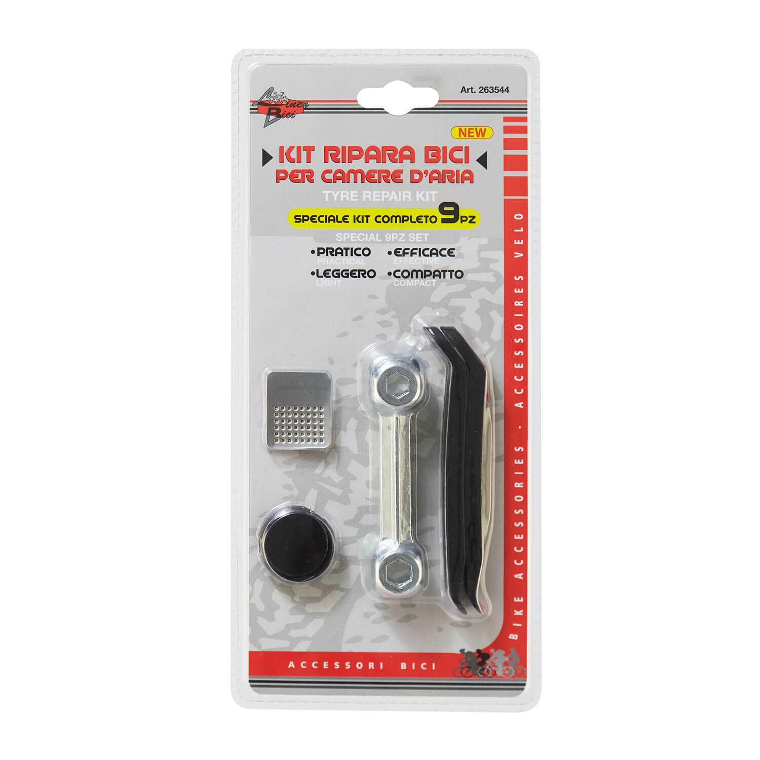 KIT RIPARA CAMERE D'ARIA 9PZ. | Leroy Merlin