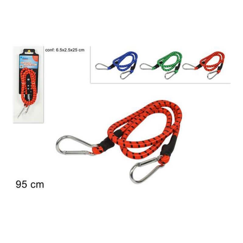 CORDA ELASTICA CON MOSCHETTONI CM.95 | Leroy Merlin