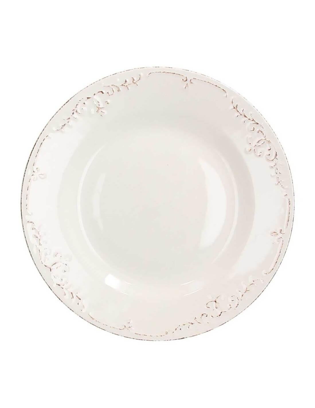 PIATTO DESSERT CM.21 SHABBY SIENA | Leroy Merlin
