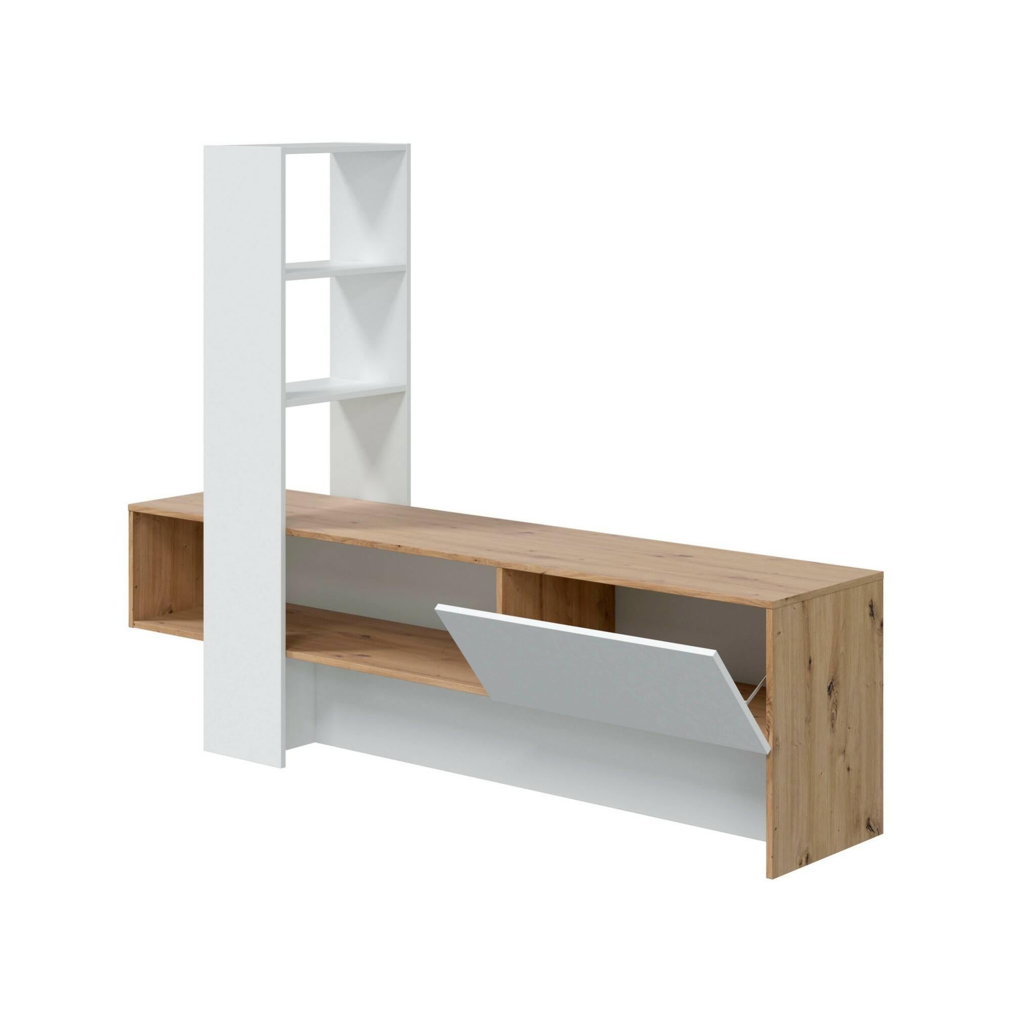 Mobile porta TV Dmurell, Porta TV con 1 anta, Mobile soggiorno con ...