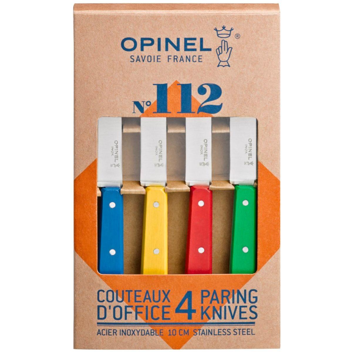 Set di 4 coltelli multiuso Opinel colorati in scatola | Leroy Merlin