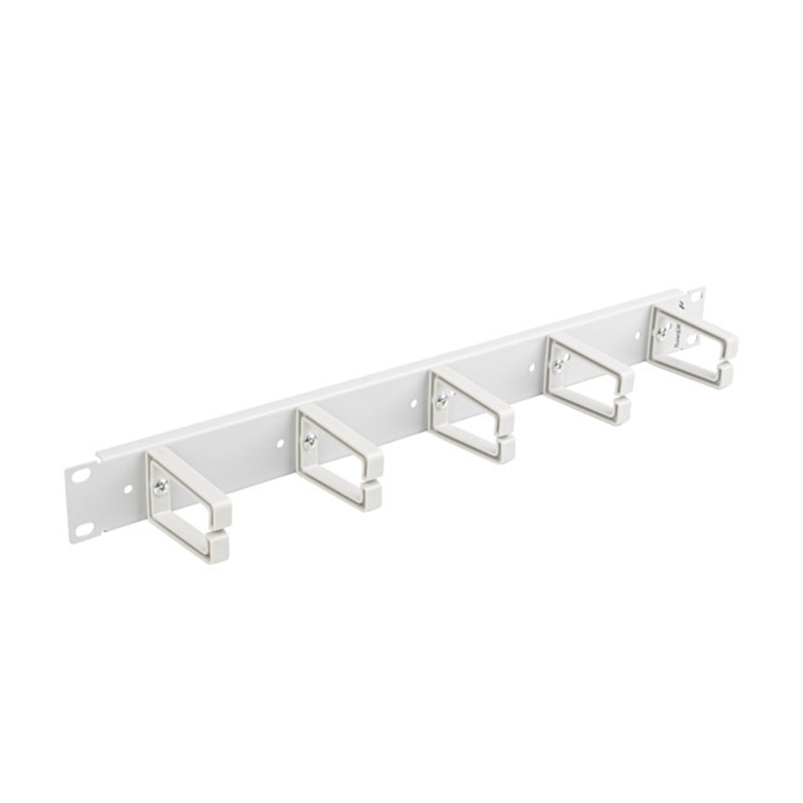 Pannello passacavi per armadio rack 19" bianco con 5 anelli 1U Lanberg ...