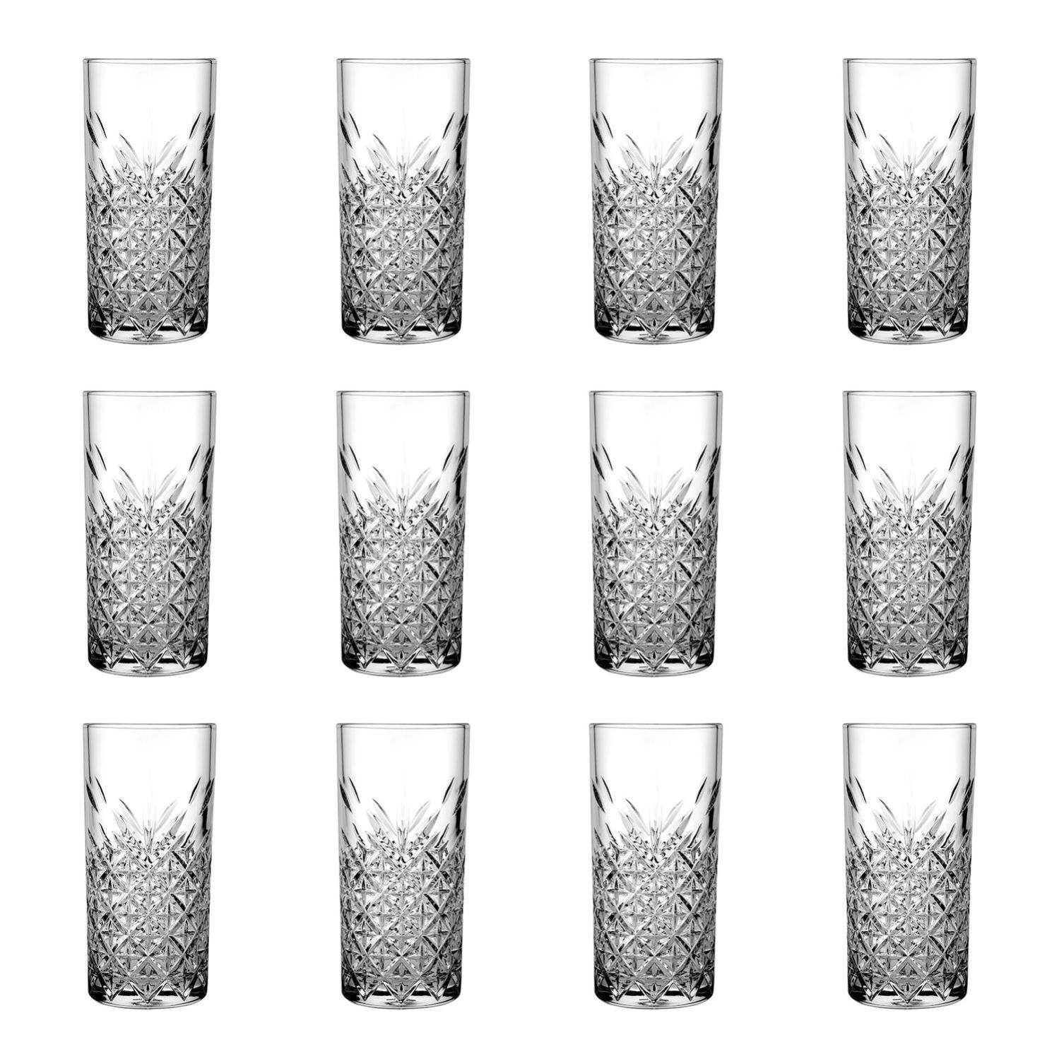 Bicchieri long drink, bicchiere di cristallo 12 set - Timeless, 295 ml ...