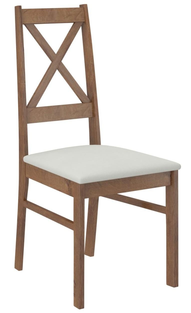 Chaise bois marron et tissu au choix Opka-Tissu 27103 | Leroy Merlin