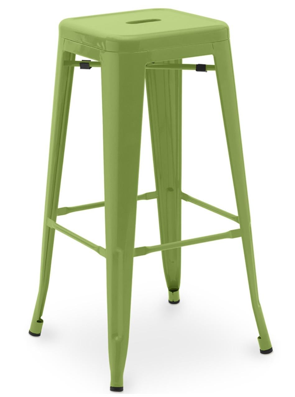 Tabouret métal vert olive mat Koste 76 cm | Leroy Merlin