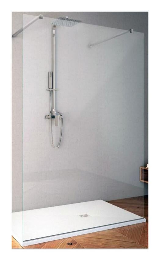 Box Doccia Walk-In Vetro Trasp 8mm H200-Sutera | Leroy Merlin