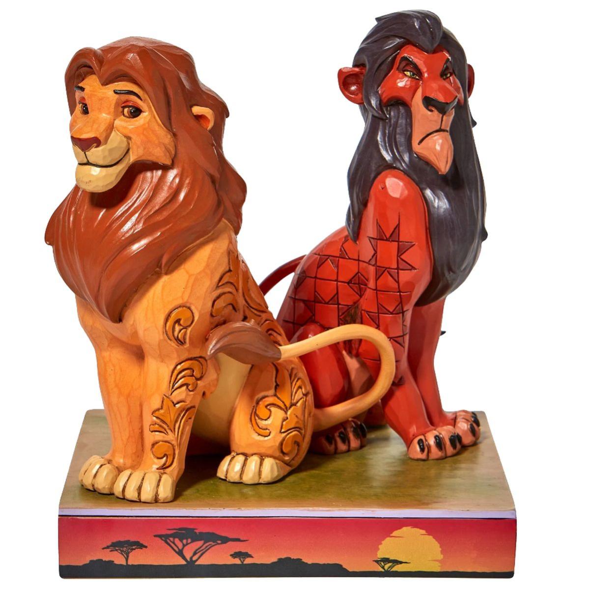 Figurine de collection Disney Simba et Scar | Leroy Merlin