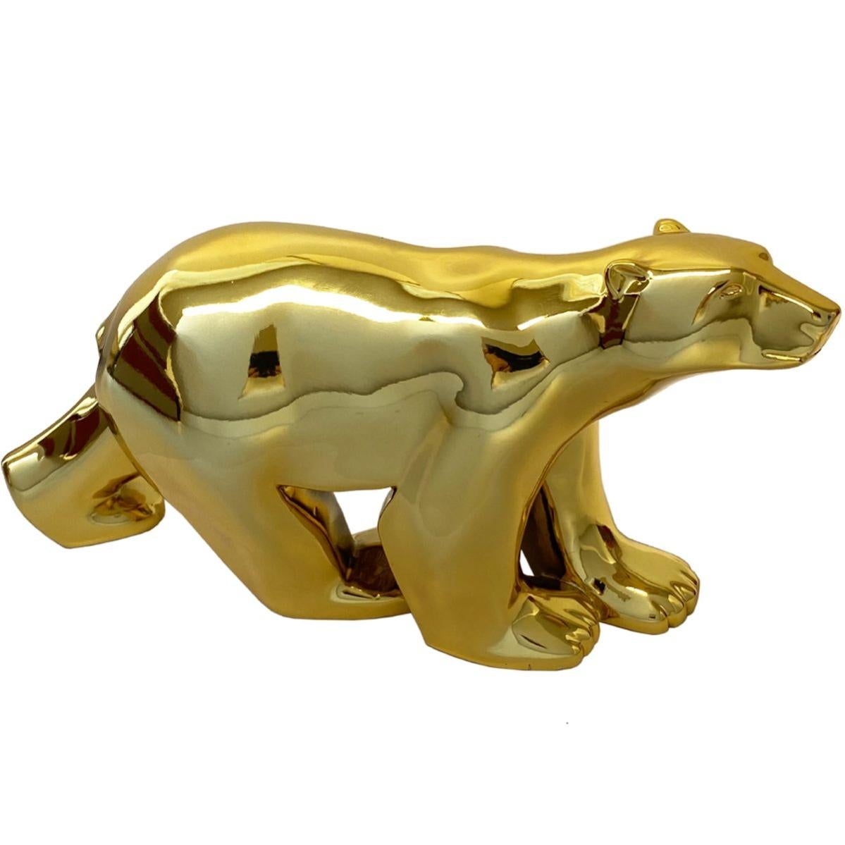 Statue L'ours Gold de François Pompon 11 cm | Leroy Merlin