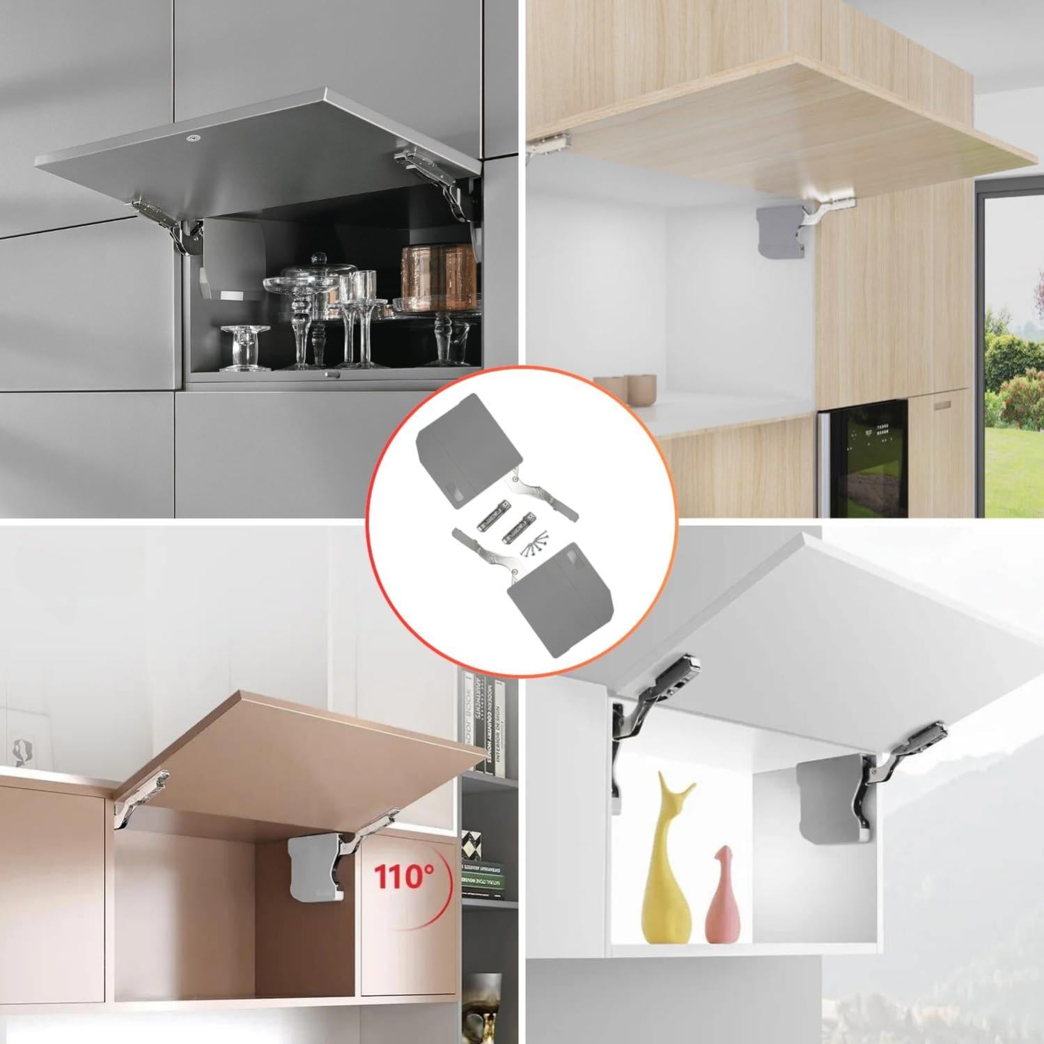 Bras pour portes à rabat vers le haut Systèmes pour portes de cuisine ...