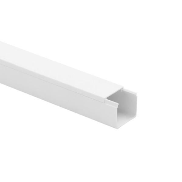 Lot de 15 goulottes électriques 30x30 mm, 2m, blanc | Leroy Merlin
