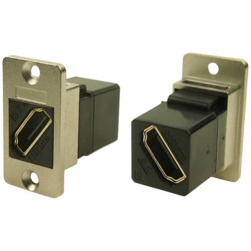 Cliff CP30688M Adaptateur HDMI embase femelle nickel, noir 1 pc(s ...