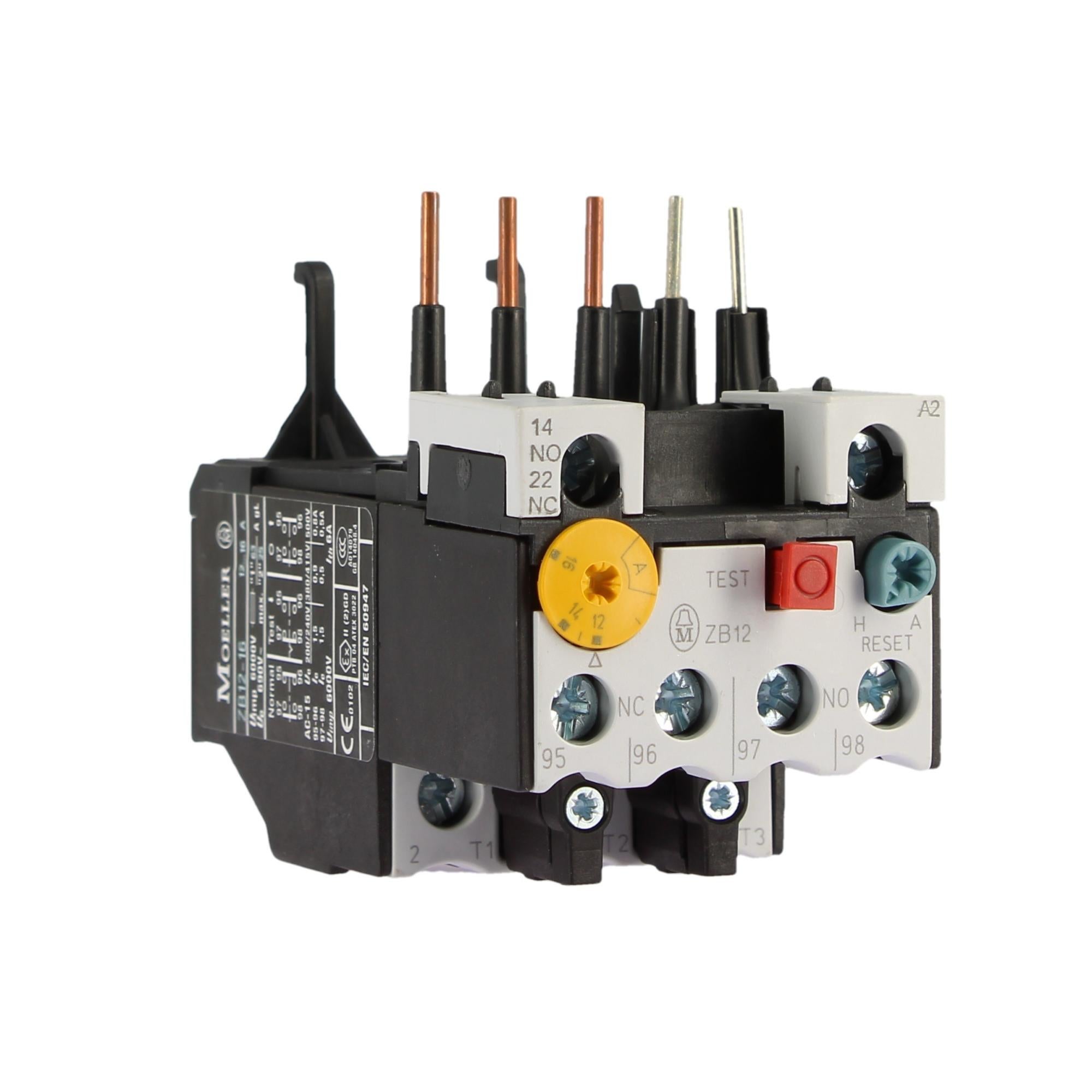 Eaton 290168 zb12-16 rele' termico regolazione 12-16a - Nuovo | Leroy ...