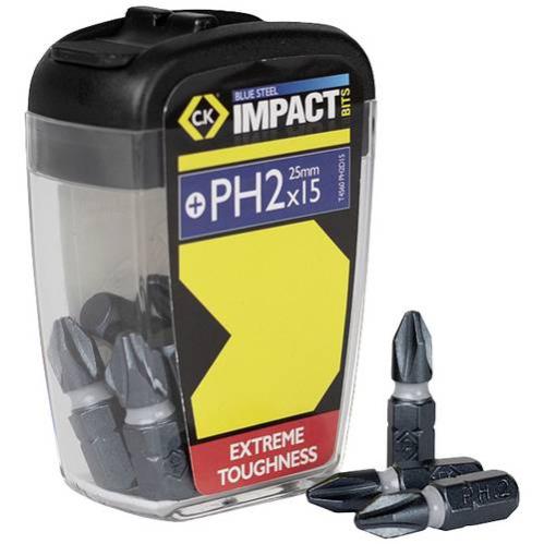 C.K Blue Steel T4560 PH2D15 Embout cruciforme 15 pièces cruciforme ...