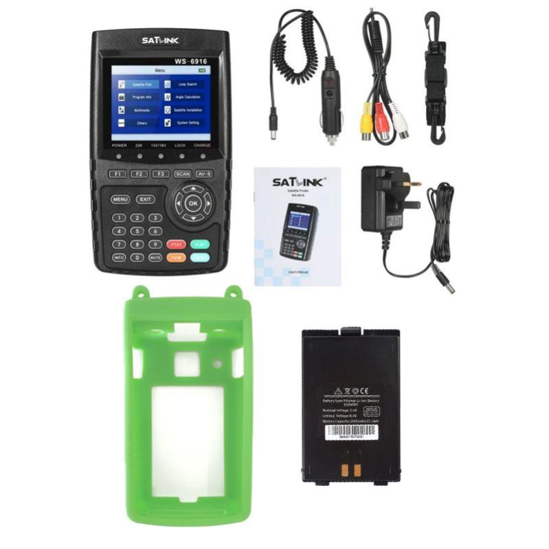 PACK SATLINK WS 6916 HD Mesureur de Champ Satellite DVB-S2 HD ...