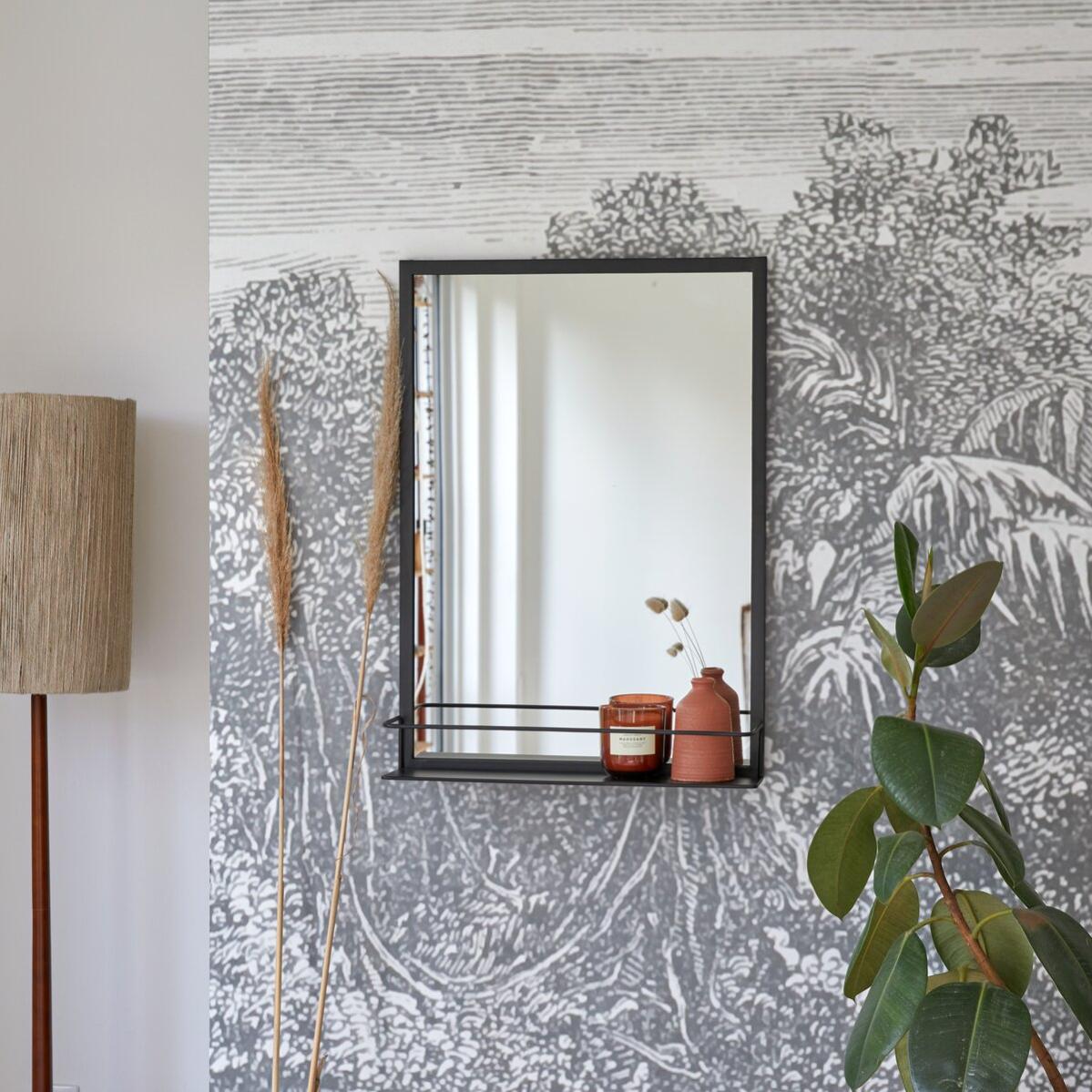 Tikamoon Specchio decorativo in metallo 70x50 cm Lison | Leroy Merlin