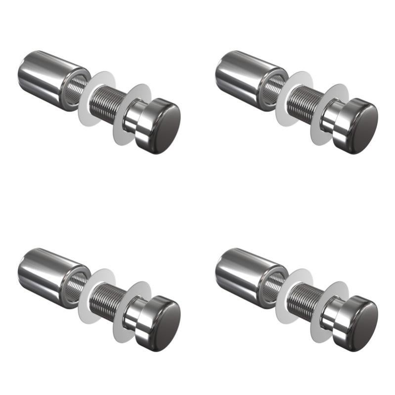 Set de 4 fixation murale vissée FIXV1 | Leroy Merlin