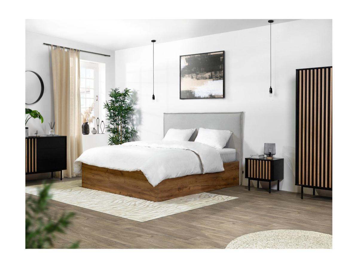 BOBOCHIC Ensemble de deux chevets + commode + armoire CORNEILLE | Leroy ...