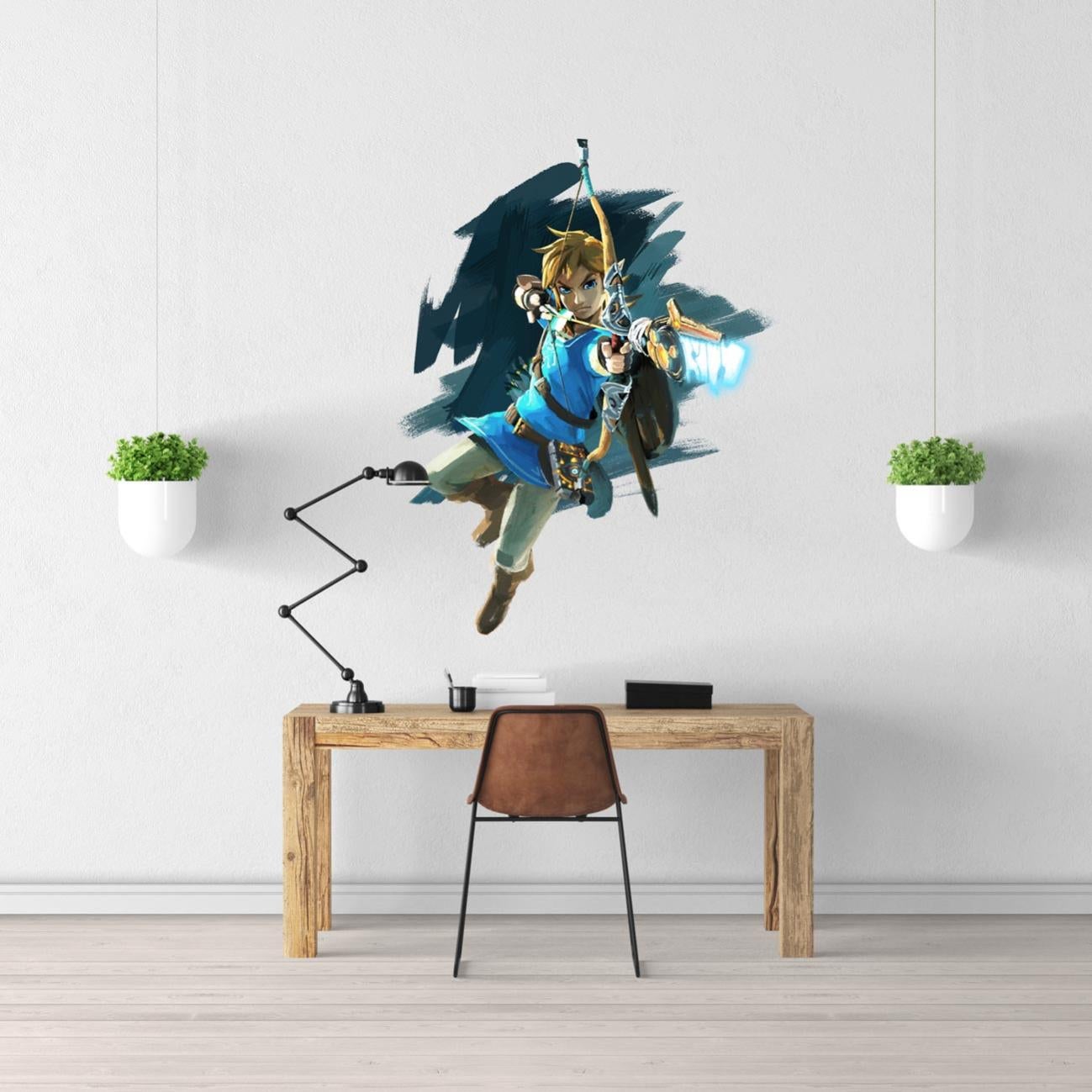Sticker Zelda Link BOTW - XXL (Hauteur 167,5cm, Largeur 128cm) | Leroy ...