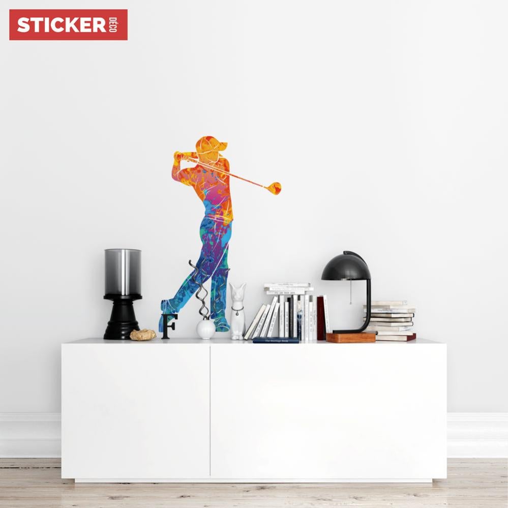 Sticker Golf Multicolore - XXL (Hauteur 200cm, Largeur 125cm) | Leroy ...