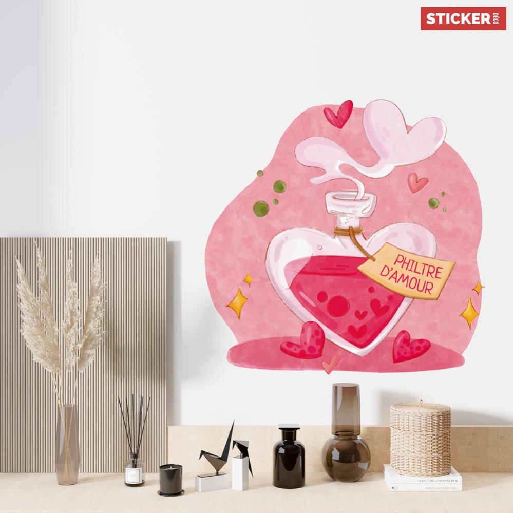 Stickers Philtre D’Amour - XXL (Largeur 130cm, Hauteur 128cm) | Leroy ...