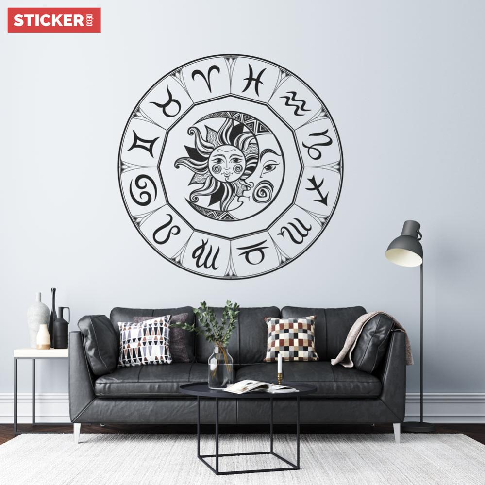 Sticker Signes Du Zodiaque - XL (Hauteur 98cm, Largeur 98cm) | Leroy Merlin