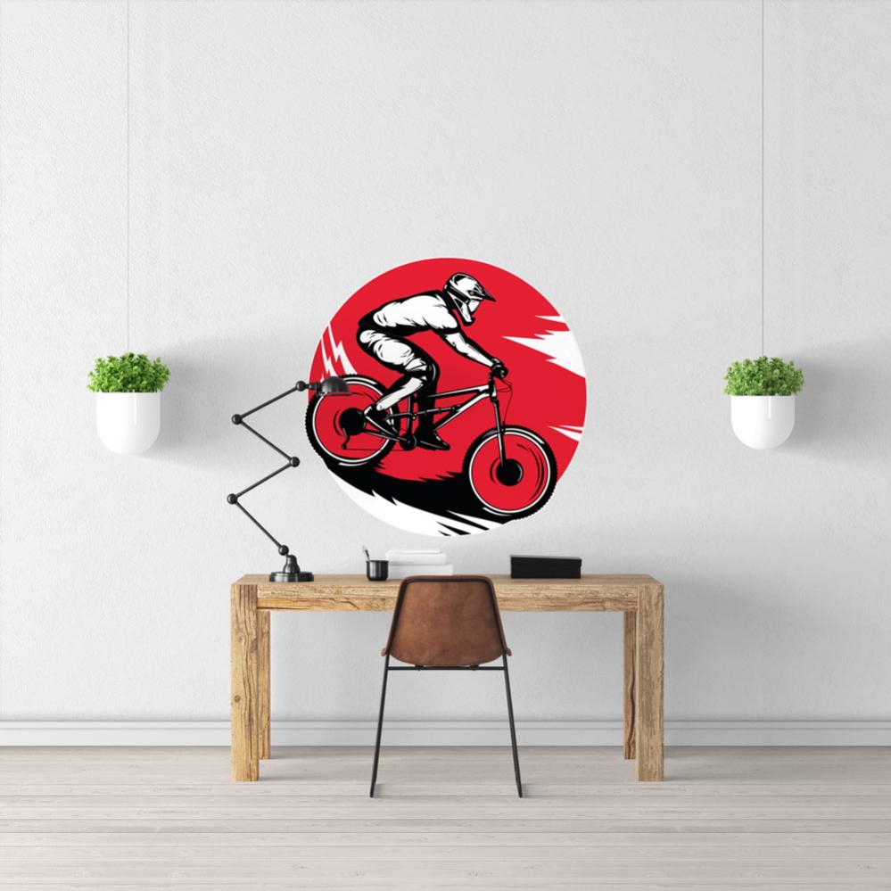 Sticker Velo Vtt - XL (Largeur 99cm, Hauteur 98cm) | Leroy Merlin