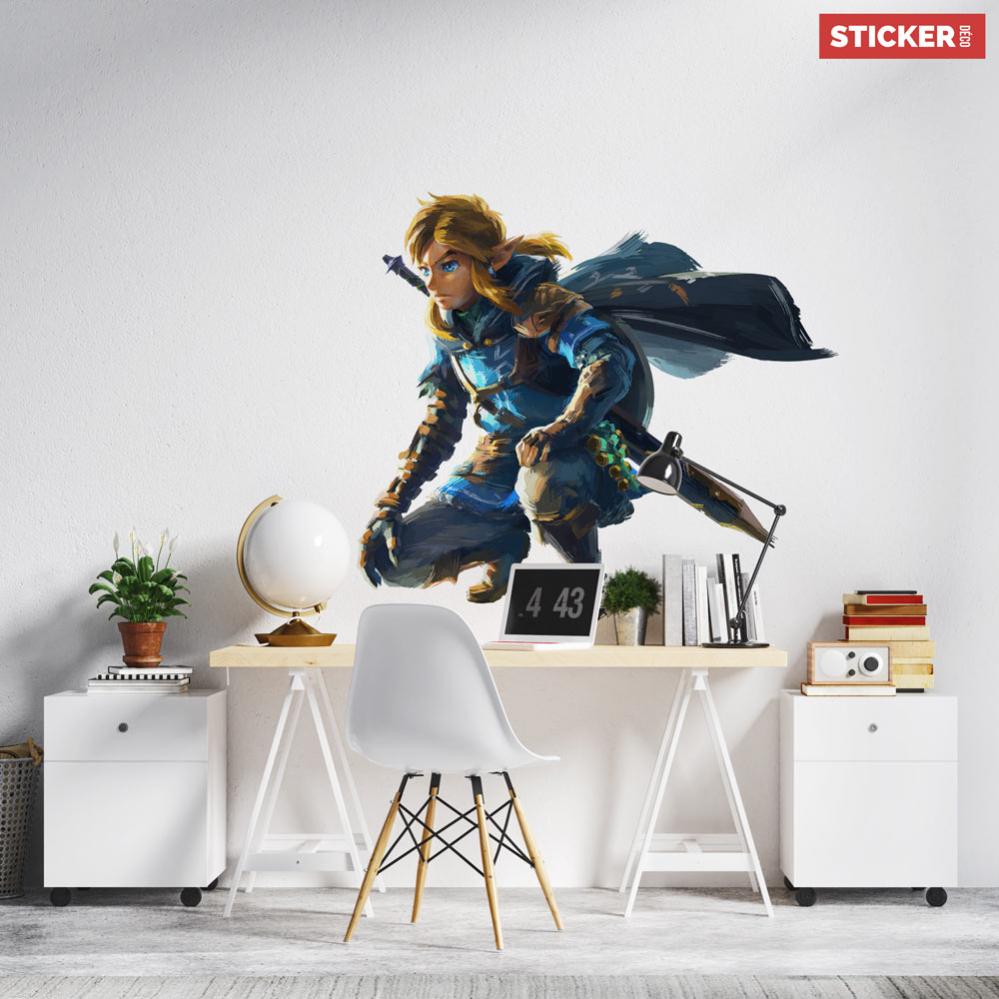 Sticker Zelda Link TOTK - XL (Largeur 98cm, Hauteur 90cm) | Leroy Merlin