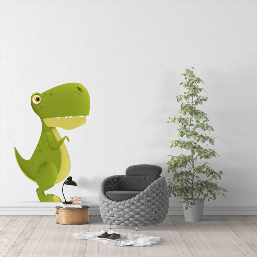 Sticker T-Rex Cartoon - XL (Hauteur 98cm, Largeur 64cm) | Leroy Merlin