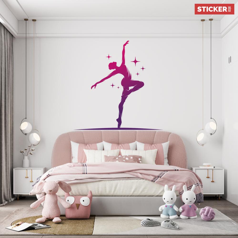 Sticker Danseuse Etoile - XL (Hauteur 98cm, Largeur 98cm) | Leroy Merlin