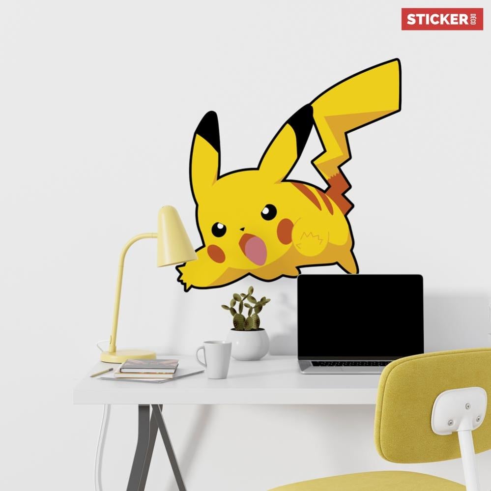 Sticker Mural Pikachu - XL (Hauteur 98cm, Largeur 94,5cm) | Leroy Merlin