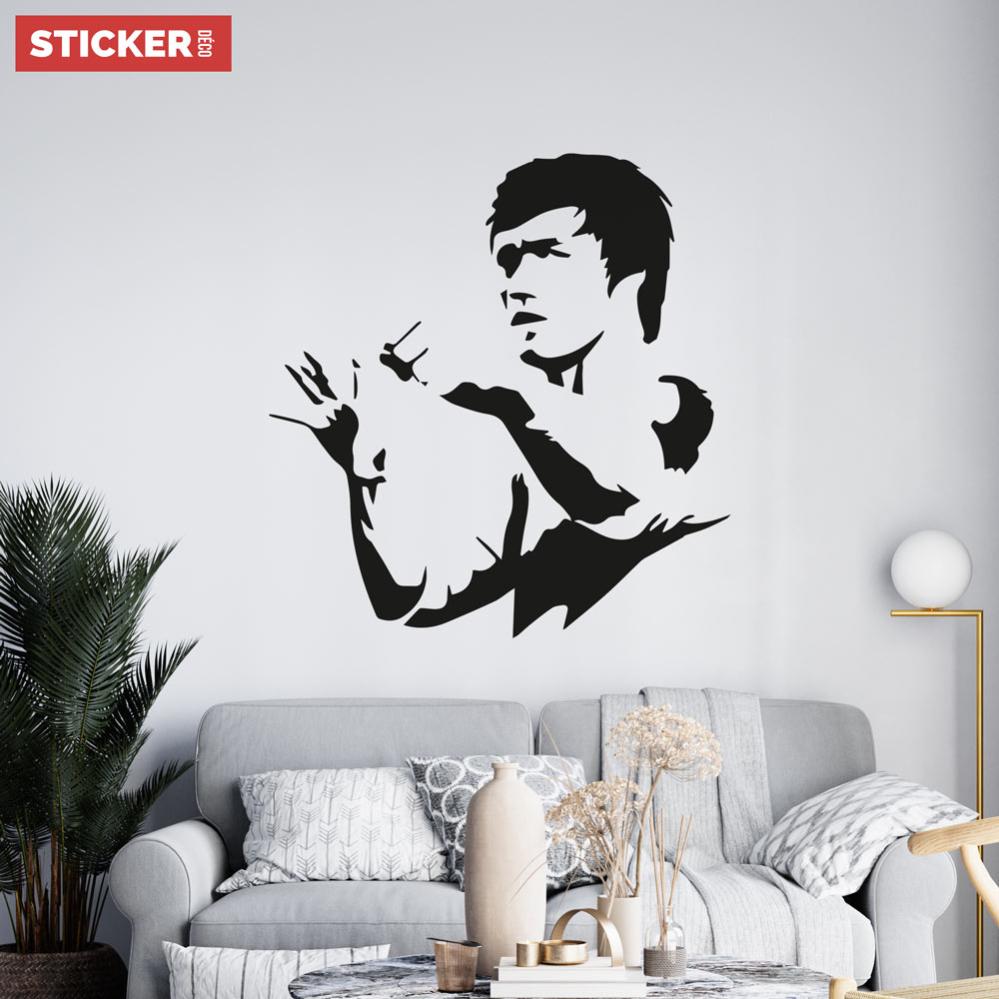 Sticker Bruce Lee - XL (Hauteur 98cm, Largeur 93cm) | Leroy Merlin