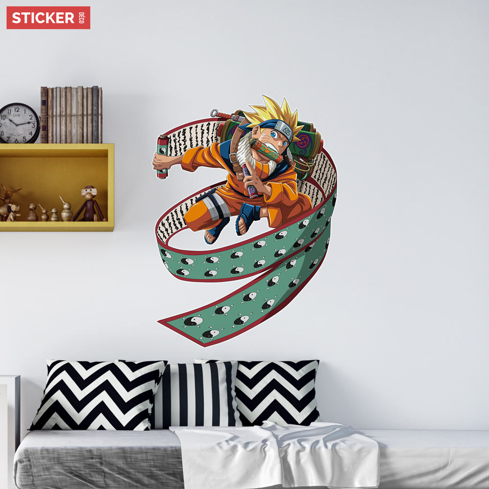 Sticker Naruto - XXL (Hauteur 174,5cm, Largeur 128cm) | Leroy Merlin