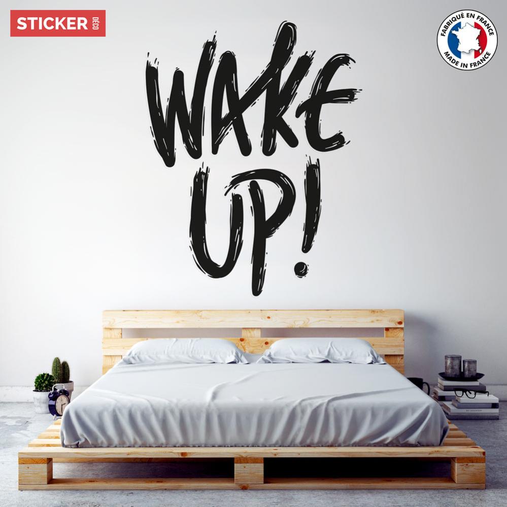 Sticker Wake Up - XL (Hauteur 98cm, Largeur 77cm) | Leroy Merlin