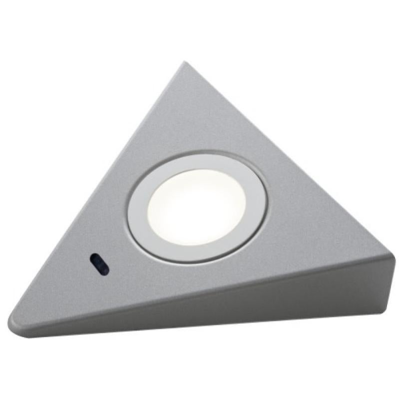 Kit 2 spots triangle LED Blues saillie gris | Leroy Merlin