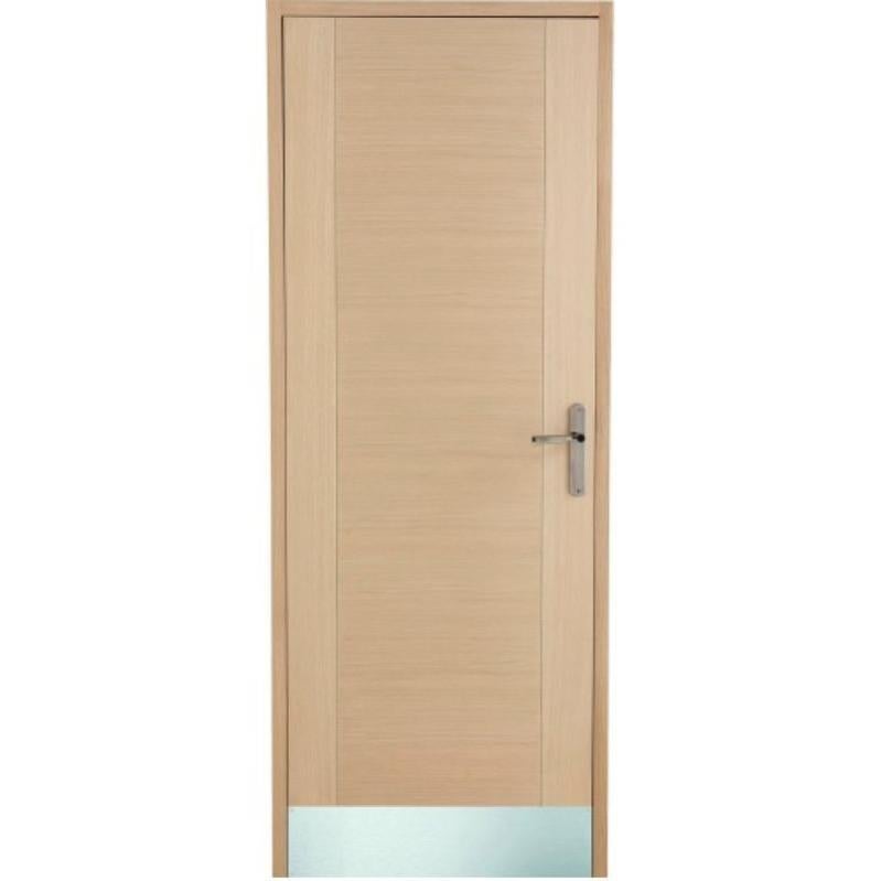 Plaque de protection de porte aluminium argent 250 x 830 mm | Leroy Merlin