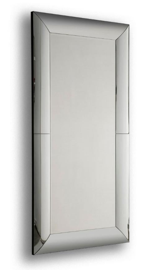 Miroir mural rectangulaire bois noir Gristy | Leroy Merlin