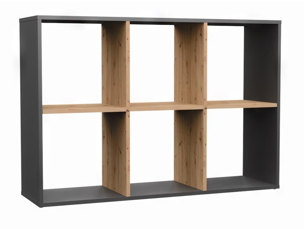 MARION - Étagère modulable 6 cubes - Bibliothèque 6 cases - 110x30x75 ...