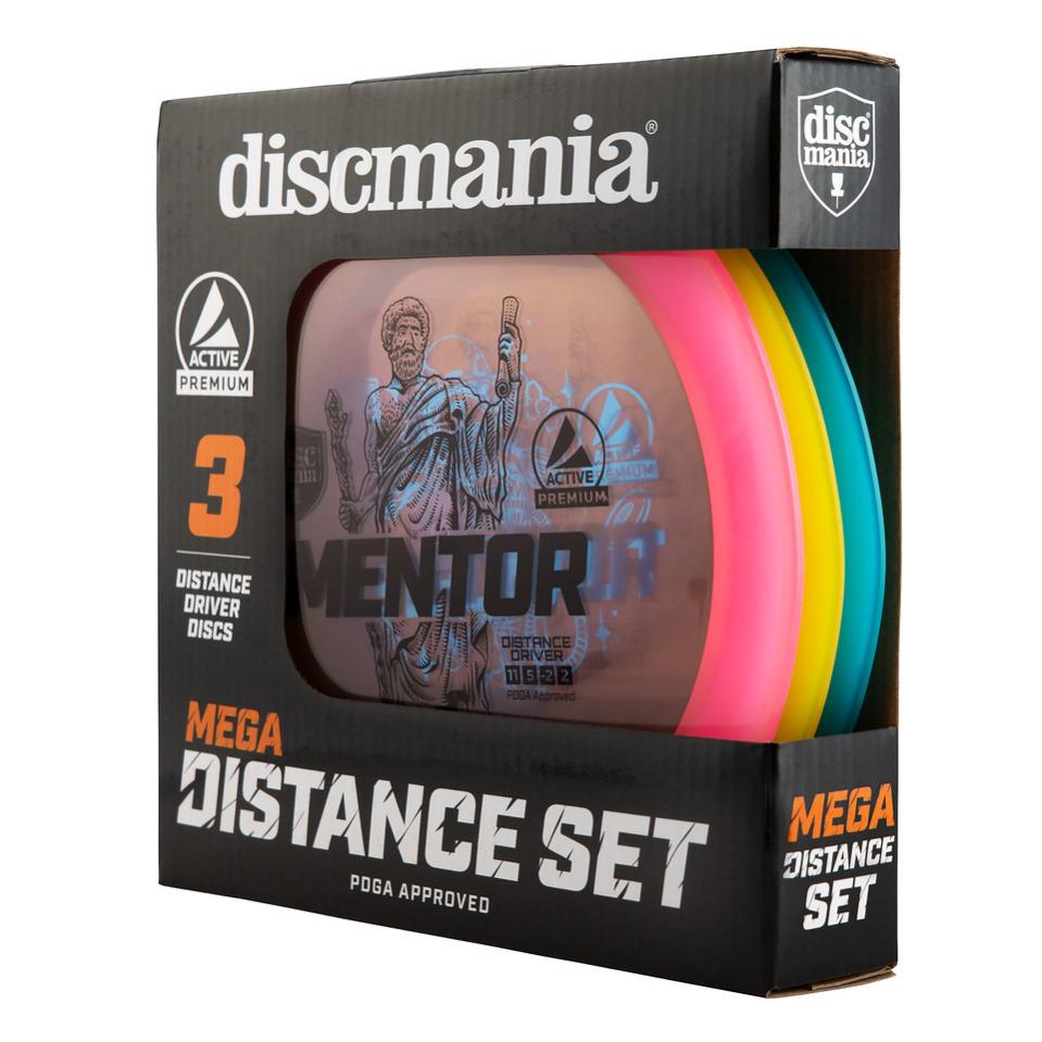 Set 3 Disc golf - Discmania - Active Mega Distance | Leroy Merlin