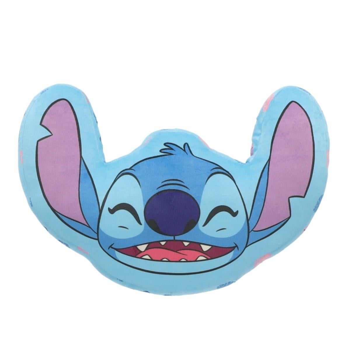 DISNEY - Coussin 3D Stitch - 100% Polyester - Bleu | Leroy Merlin