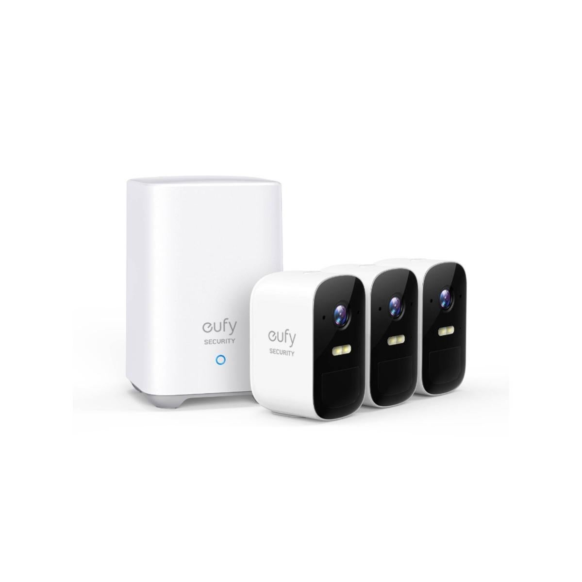 Kit 3 telecamere eufyCam 2C 1080p + Home base 2 | Leroy Merlin
