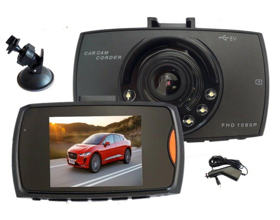 TELECAMERA PER AUTO HD DVR CAR VIDEO CAMERA VISIONE NOTTURNA LCD 2,4 ...