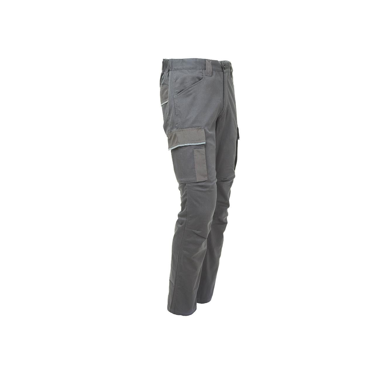 Pantalone da lavoro cargo stretch con tasche grigio Crazy U-Power ...