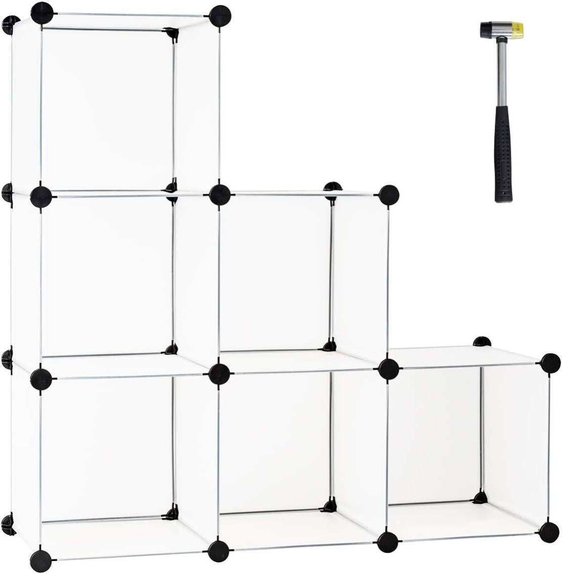 Étagère Rangement 6 Cubes Modulaire 30x30cm, Étagère Modulable ...