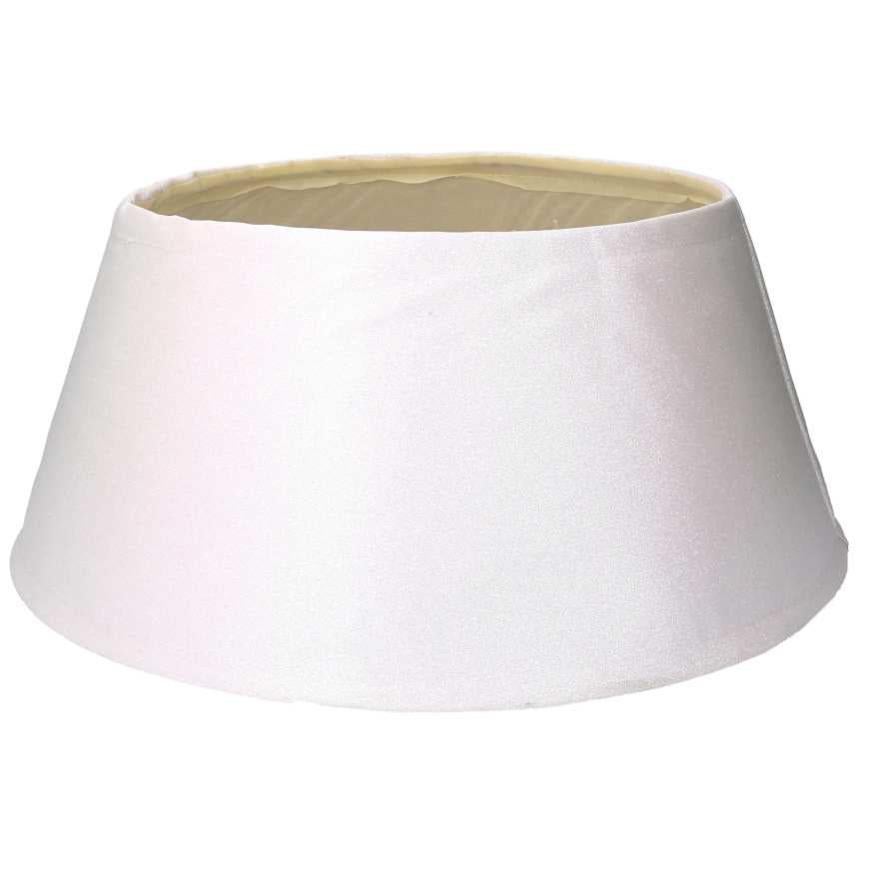 Copri base albero tessuto bianco brillante cm Ø56xh25 | Leroy Merlin