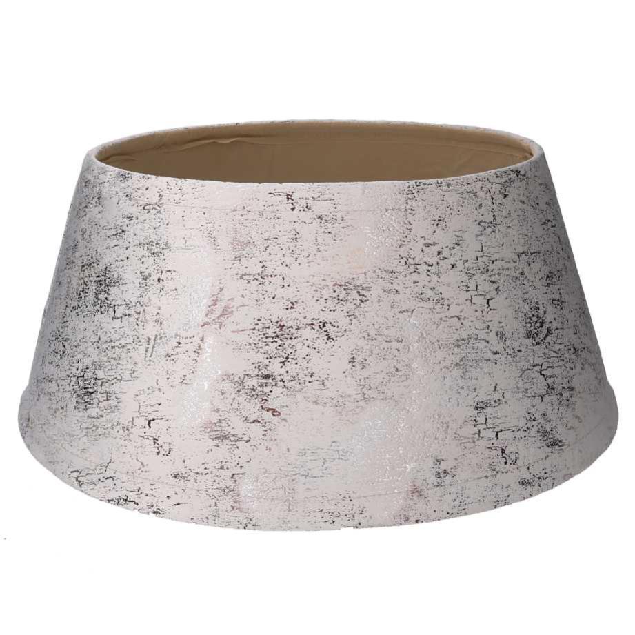 Copri base albero tessuto bianco tondo cm Ø56xh25 | Leroy Merlin
