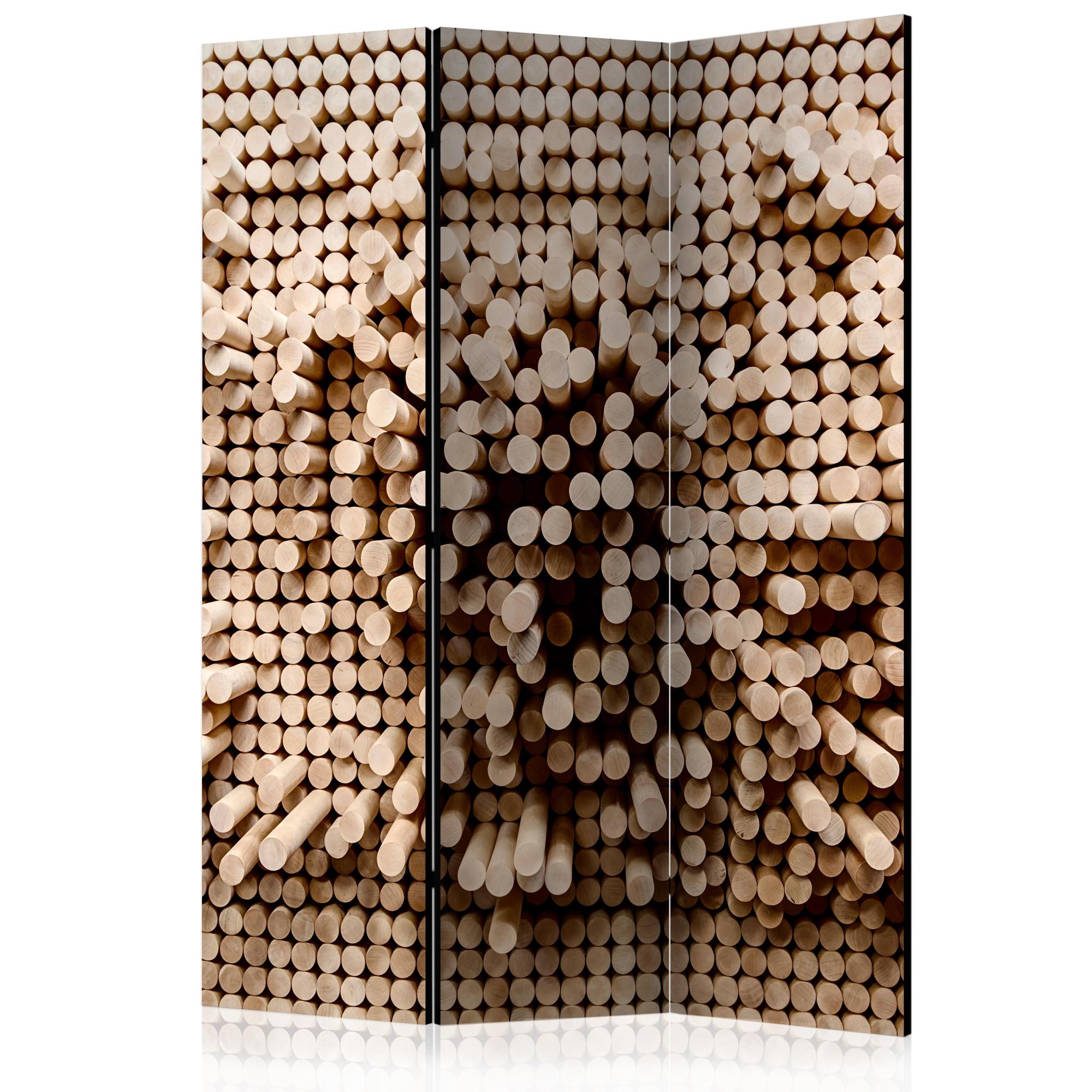 Paravent 3 volets - Stick Puzzle [Room Dividers] - 135x172 | Leroy Merlin
